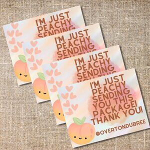 Overton DuBree | Design | Just Peached Peachy Personalized To You Thank ...